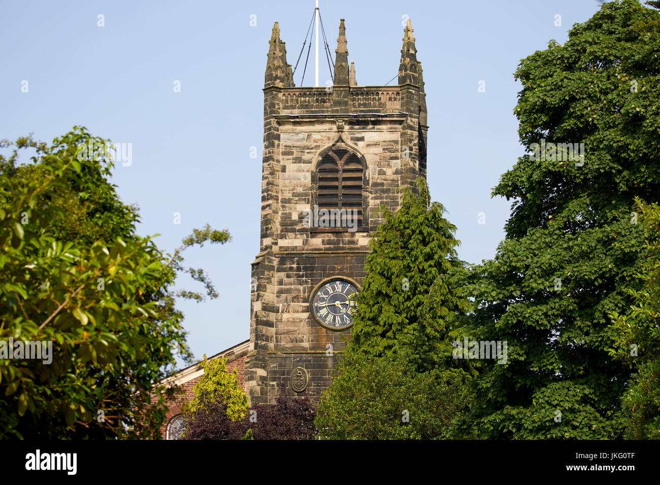Red brick with stone dressing neoclassical St Peter's Church grade I ...