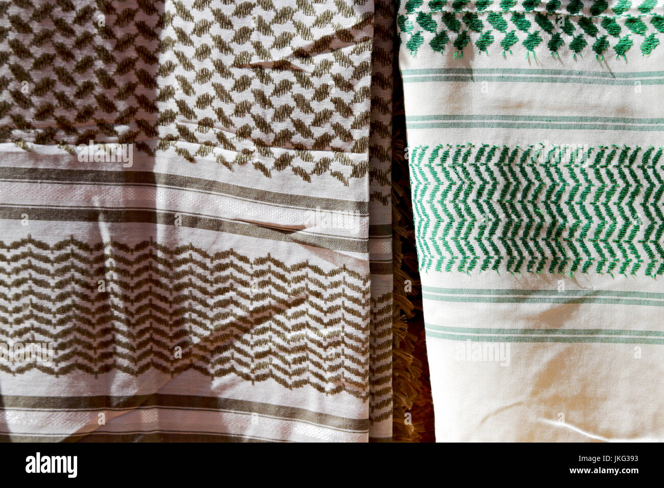 the texture of the cotton traditional symbolic arabian scarf like ...