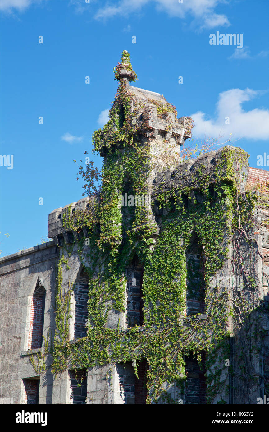 Ruins of Renwick Smallpox Hospital on Roosevelt Island, New York, NY ...