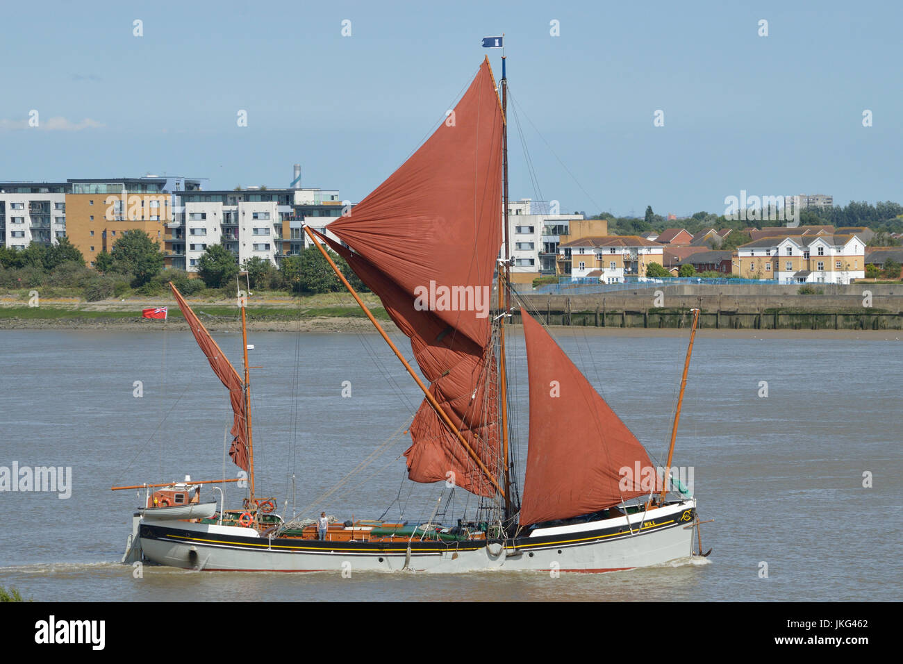 Thames sailing barge history hi-res stock photography and images - Alamy