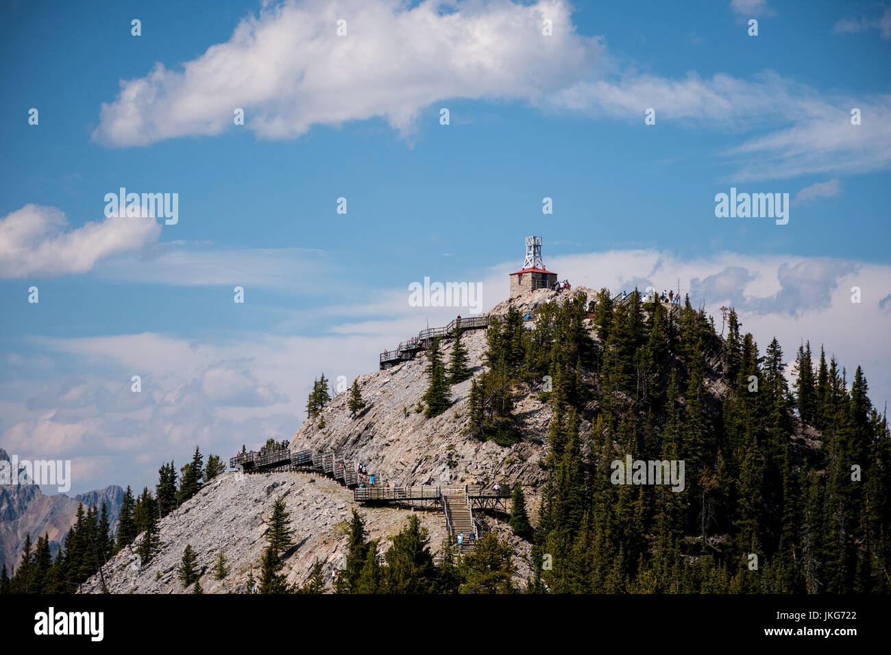 Observatory top sulphur mountain banff High Resolution Stock ...