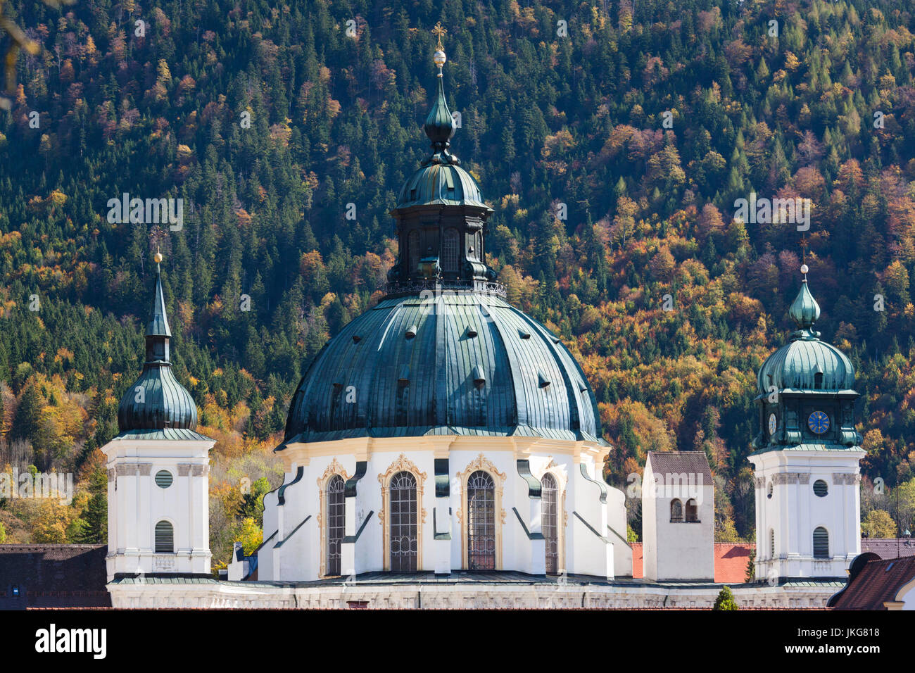 Germany, Bavaria, Ettal, Kloster Ettal monastery, exterior Stock Photo ...