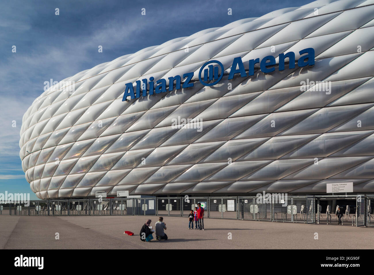 Germany, Bavaria, Munich, Allianz Arena, soccer-football stadium Stock ...