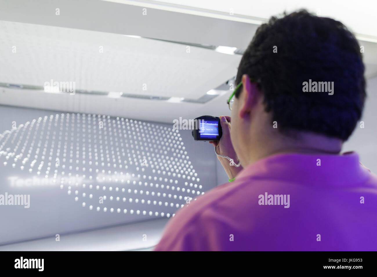 Germany, Bavaria, Munich, BMW Museum, kinetic car sculpture Stock Photo ...