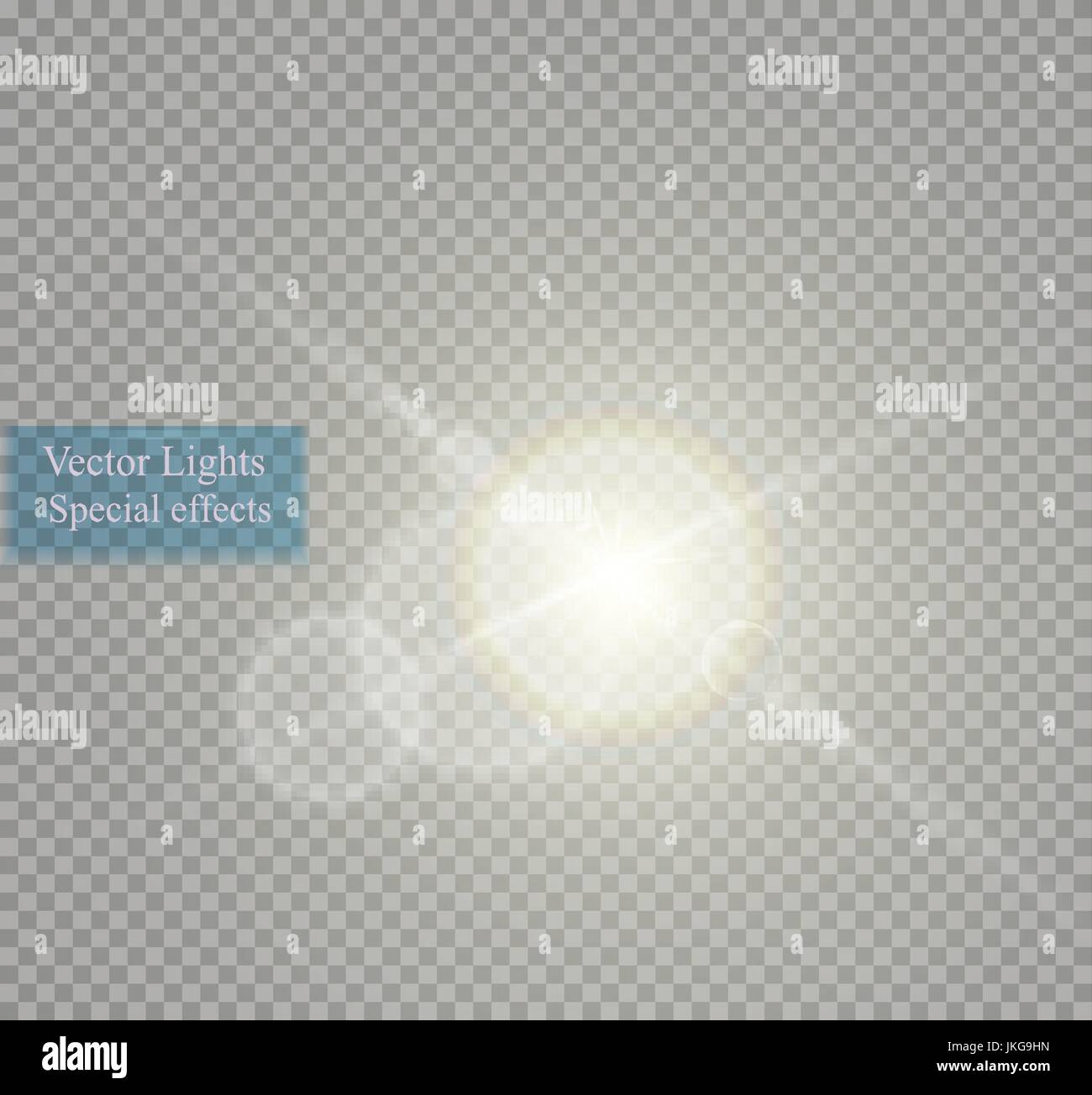 Vector transparent sunlight special lens flare light effect. Sun flash ...