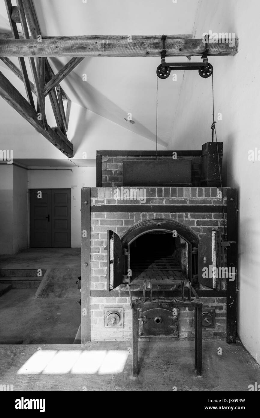 Germany, Bavaria, Munich - Dachau, WW-2 era Nazi concentration camp ...