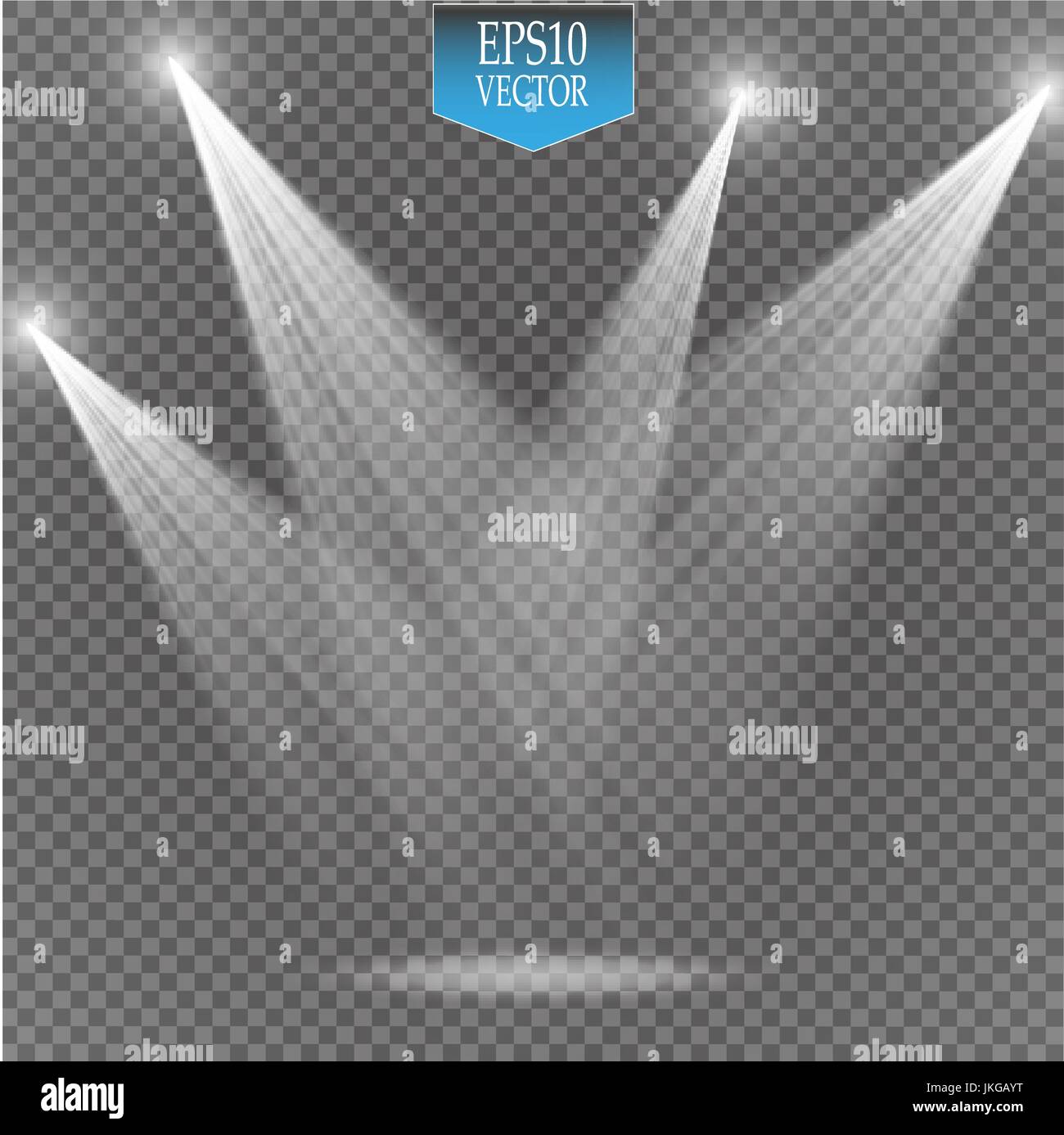 Vector Spotlights. Scene. Light Effects Magic concept Stock Vector ...