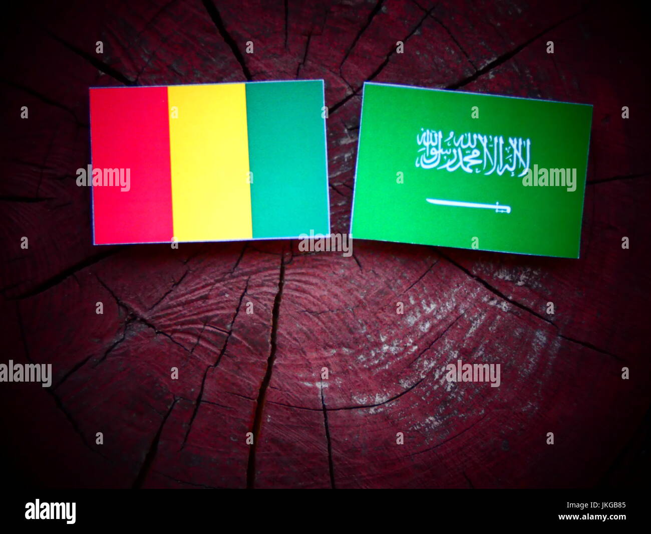 Saudi arabia guinea flag hi-res stock photography and images - Alamy