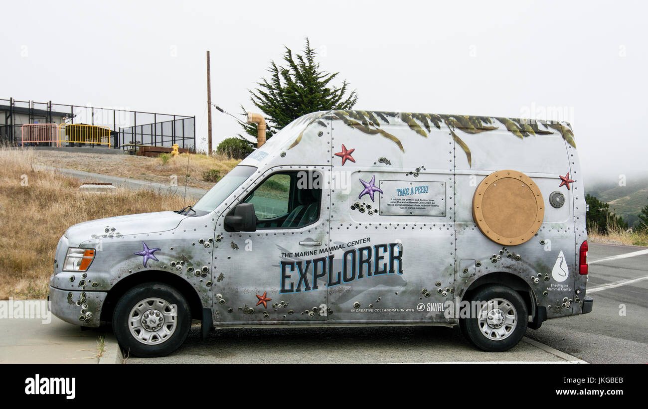 Marine Mammal Center Explorer Van dedicated to education. The Marine ...