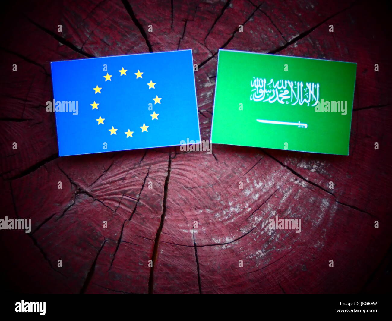 Saudi arabia eu flag on hi-res stock photography and images - Alamy