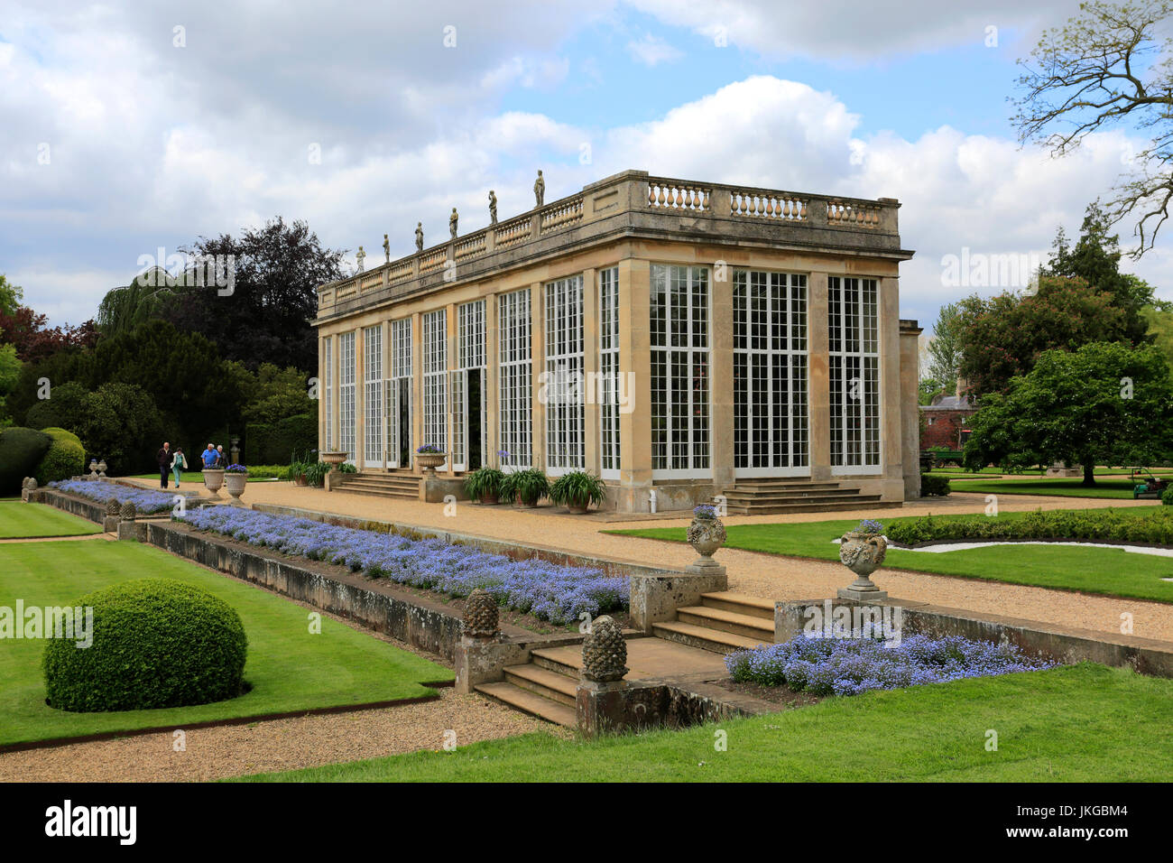 Belton House and gardens; Belton village; Lincolnshire; England; UK ...