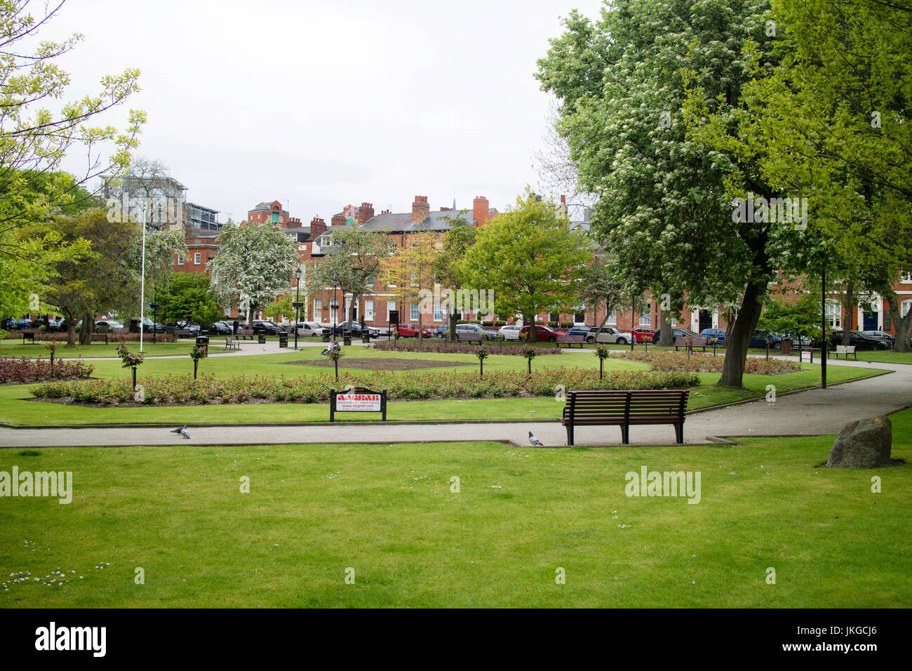 Park Square Georgian public square in Leeds City Centre, West Yorkshire ...
