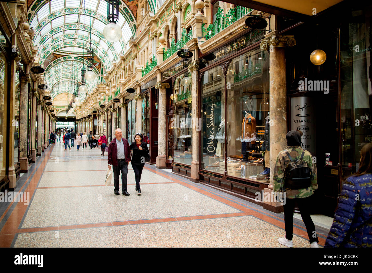 Victoria Quarter at Leeds City Centre, West Yorkshire England Stock ...