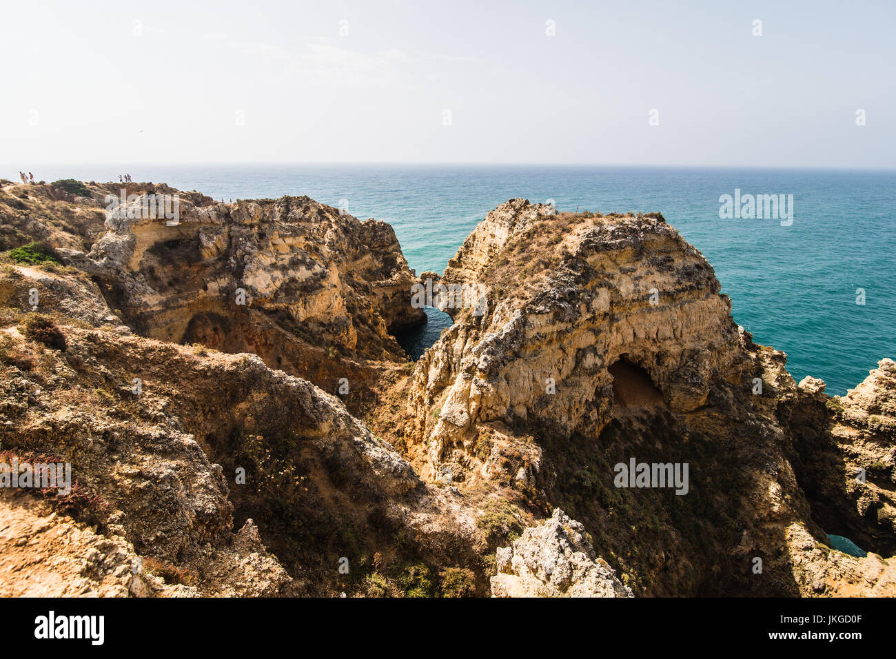 Beautiful sandstone rock formation with a cave Stock Photo - Alamy