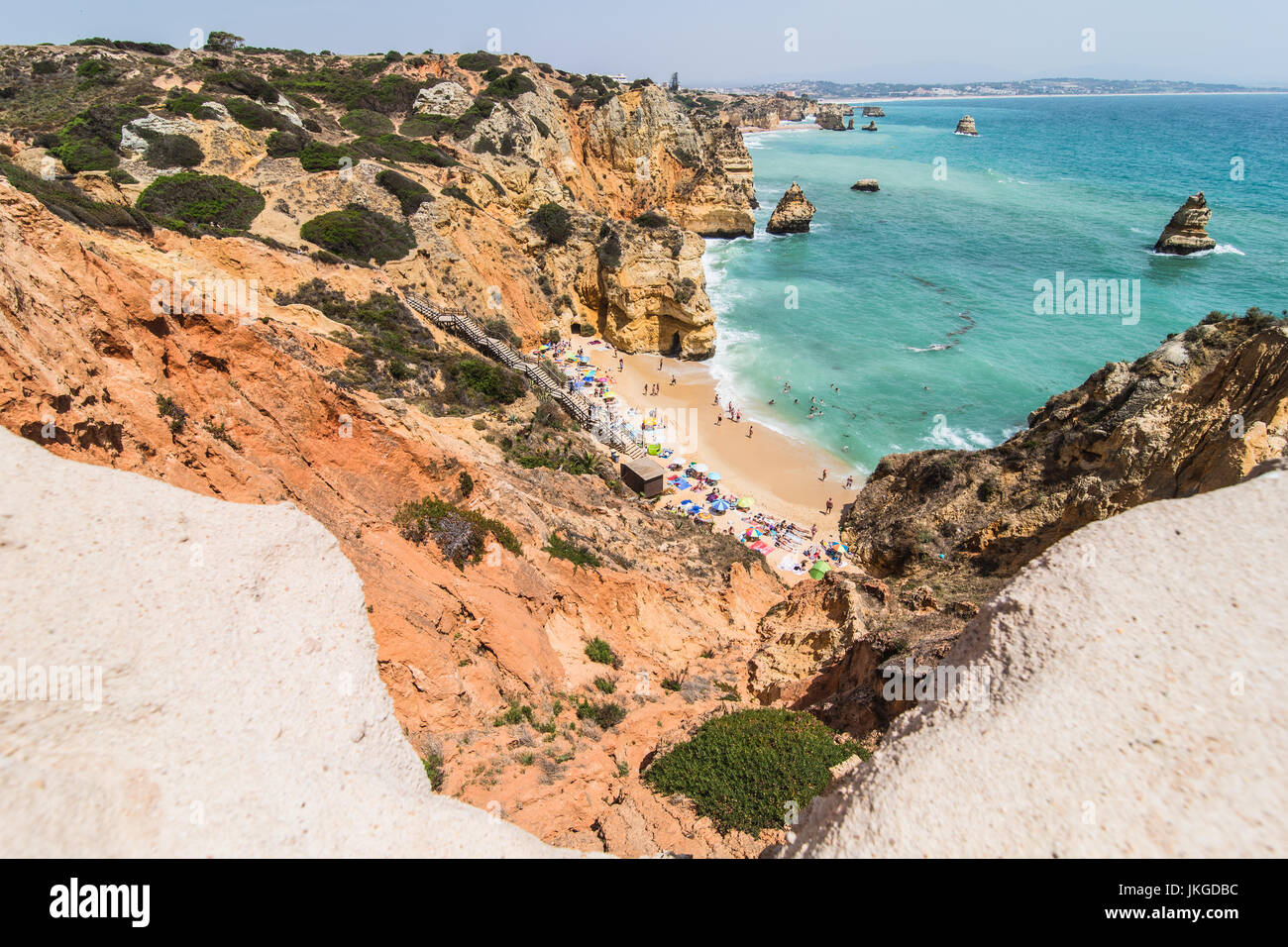 Enjoying in wonderful close up view on seascape with stunning huge ...