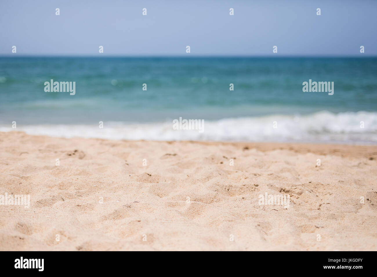 Beach and tropical sea. Summer vocation concept Stock Photo - Alamy