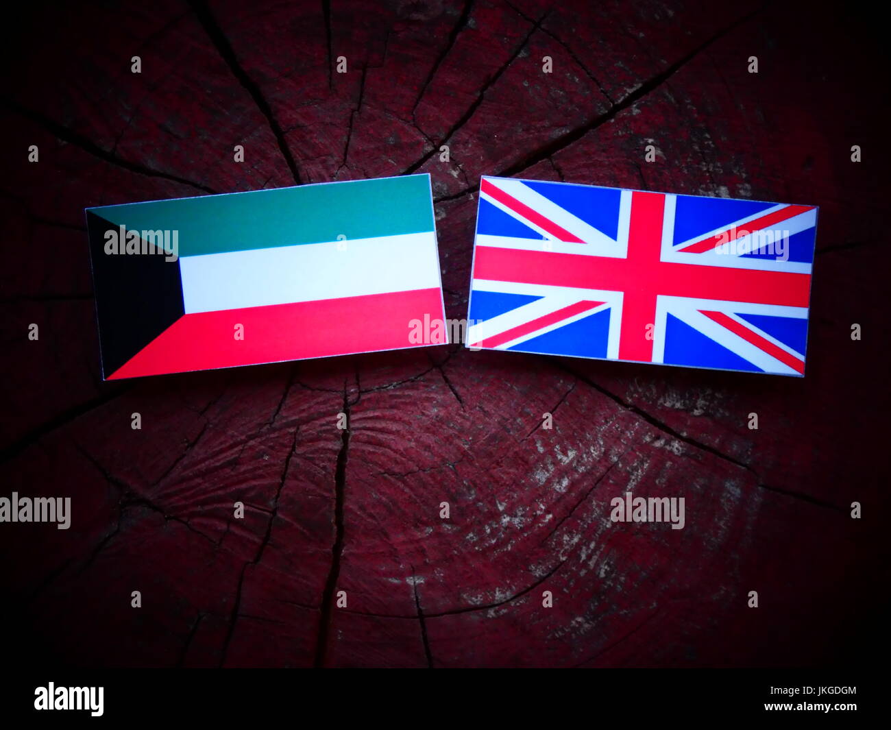 Kuwait united kingdom flag hi-res stock photography and images - Alamy