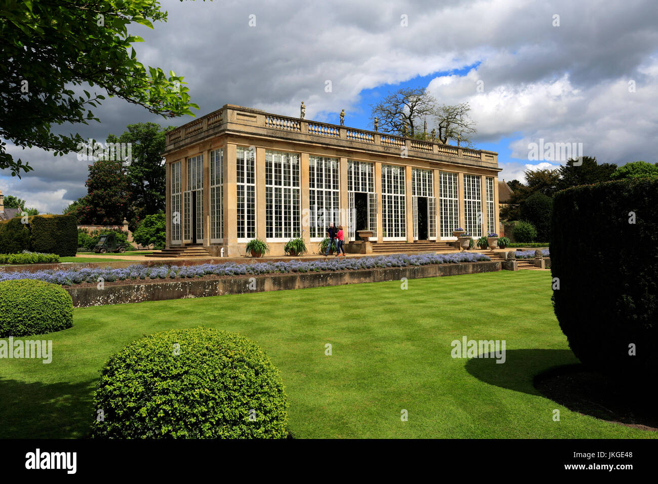 Belton House and gardens; Belton village; Lincolnshire; England; UK ...