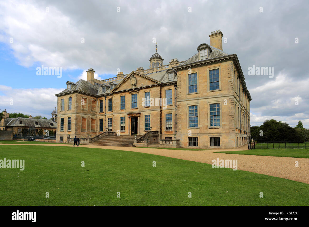Belton House and gardens; Belton village; Lincolnshire; England; UK ...