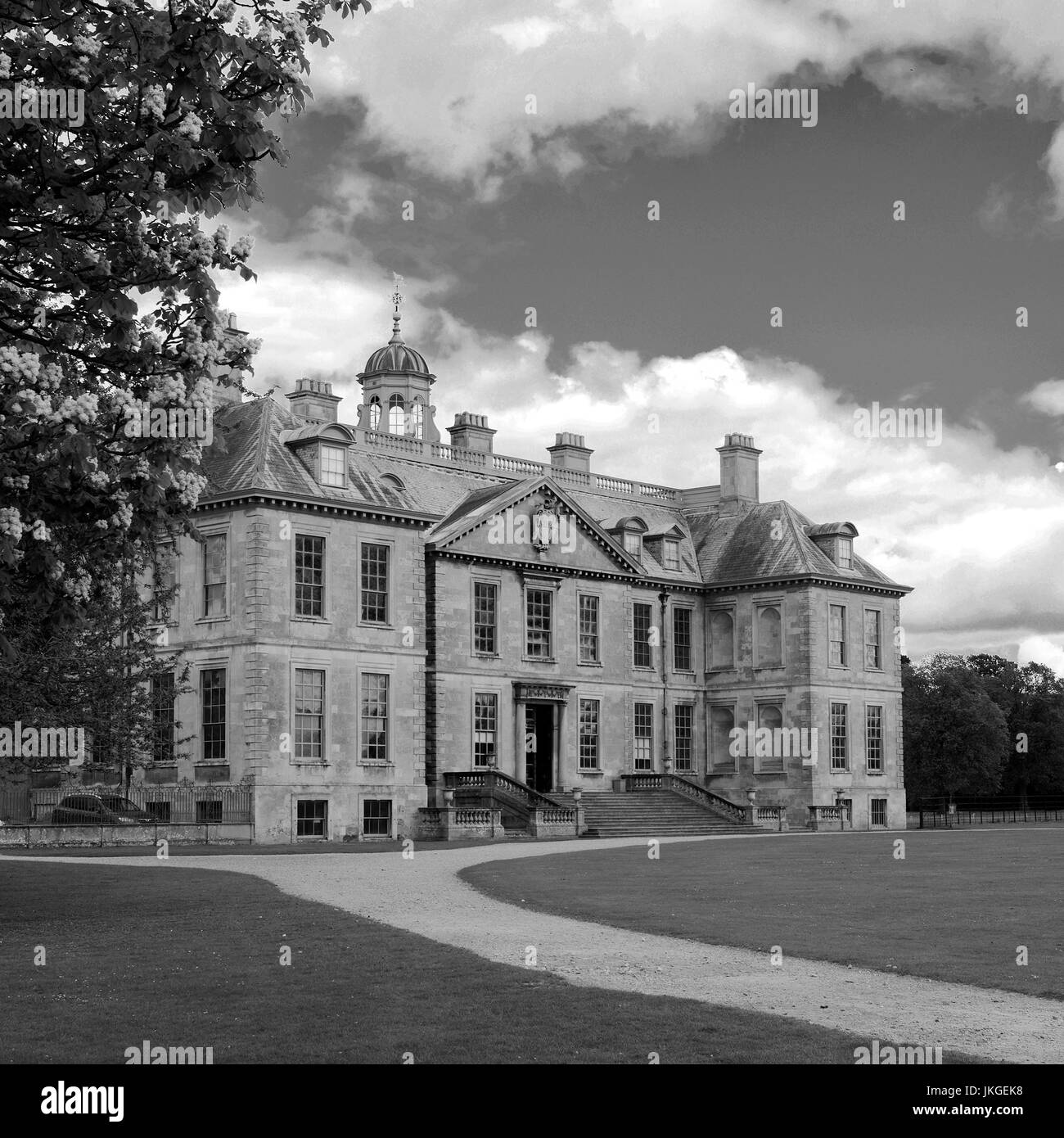 Belton House and gardens; Belton village; Lincolnshire; England; UK ...