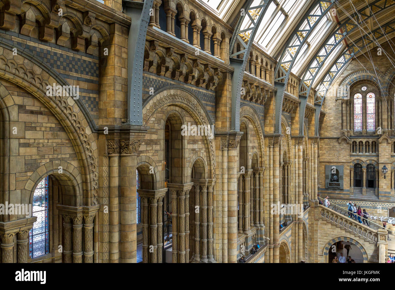 The magnificent Hintze Hall at The Natural History Museum , London,UK ...