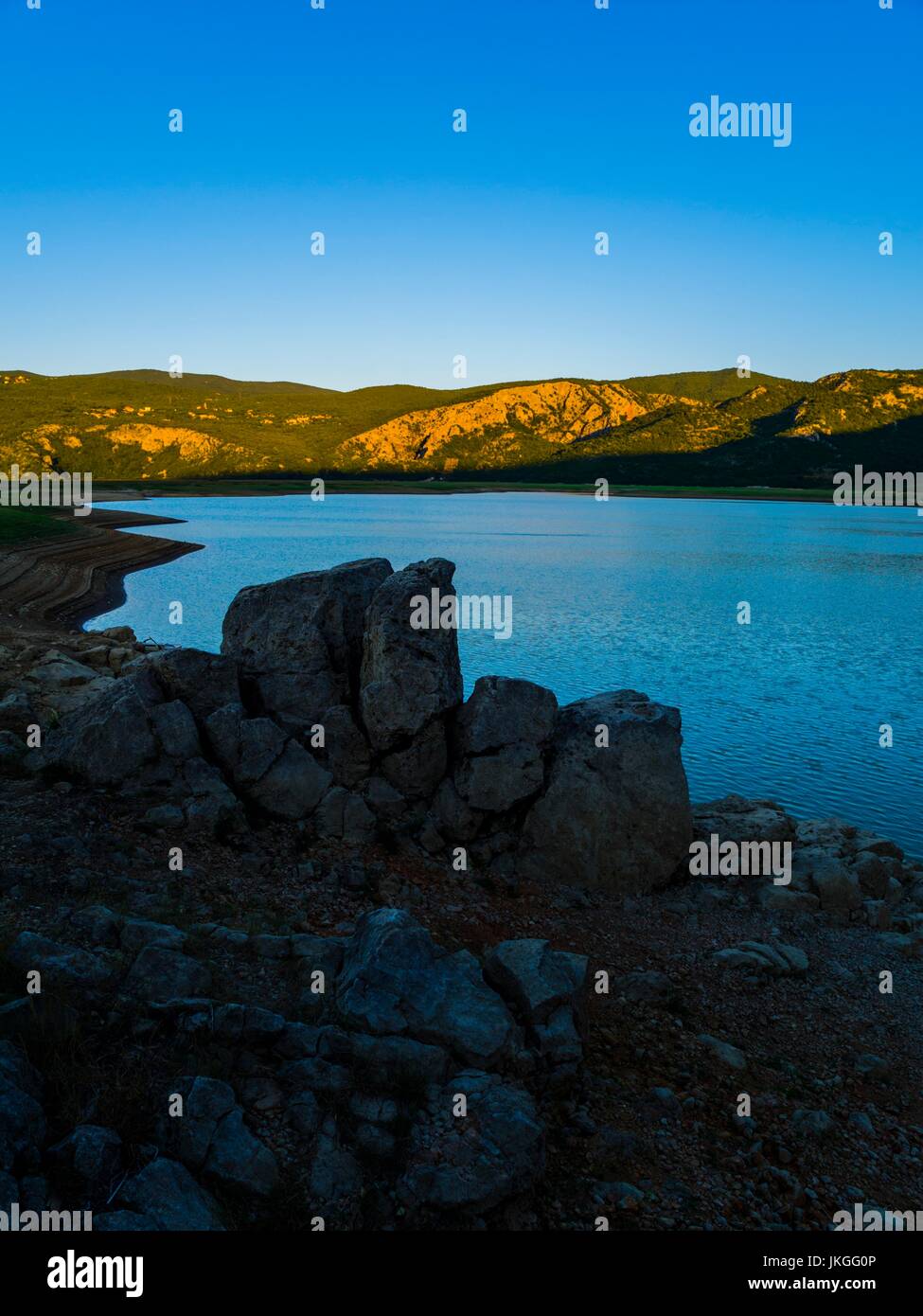 Prolosko blato lake Donji Prolozac in Crroatia near Imotski Stock Photo ...