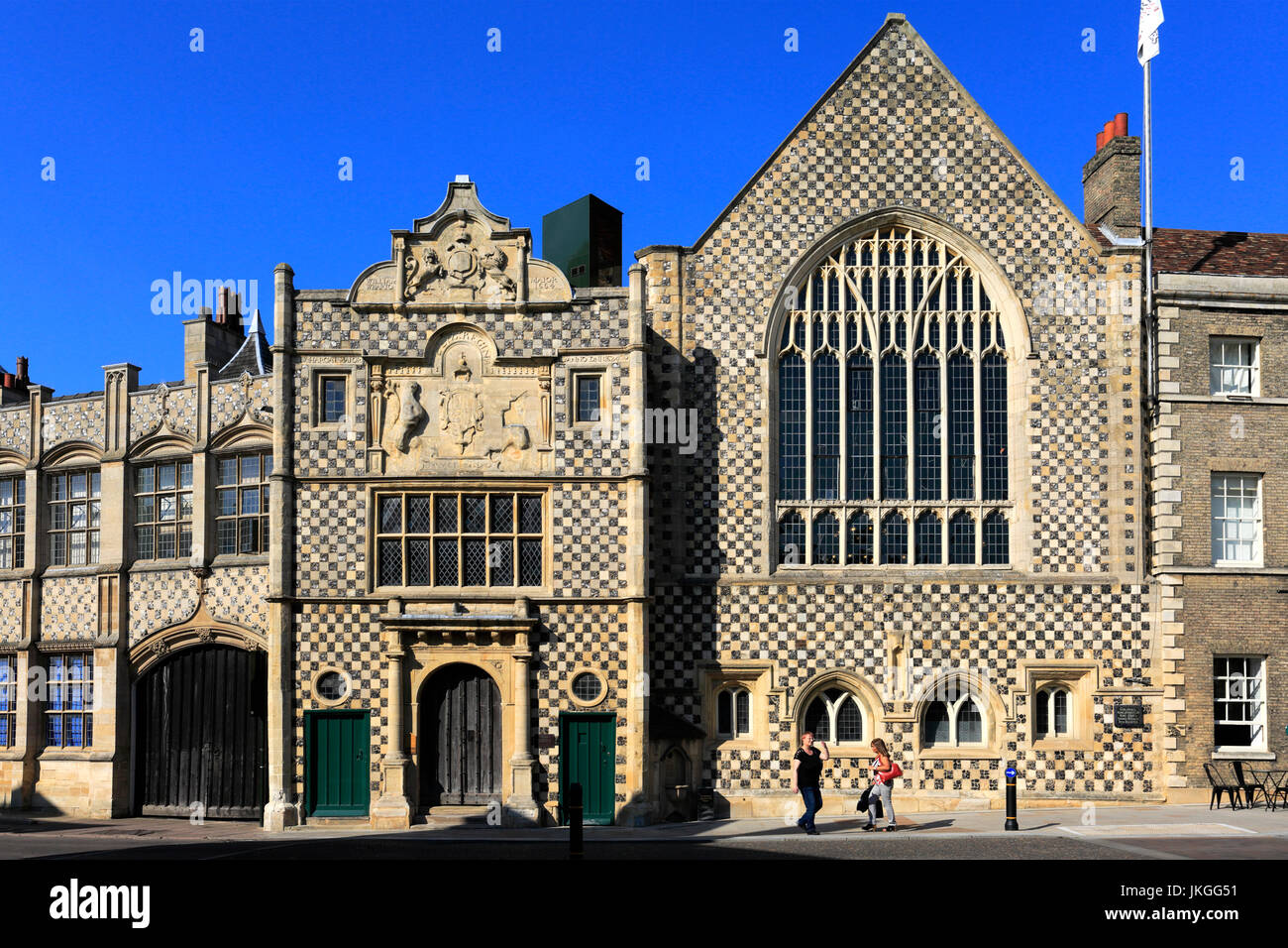 Exterior of the Town Hall and Trinity Guildhall, Kings Lynn town ...
