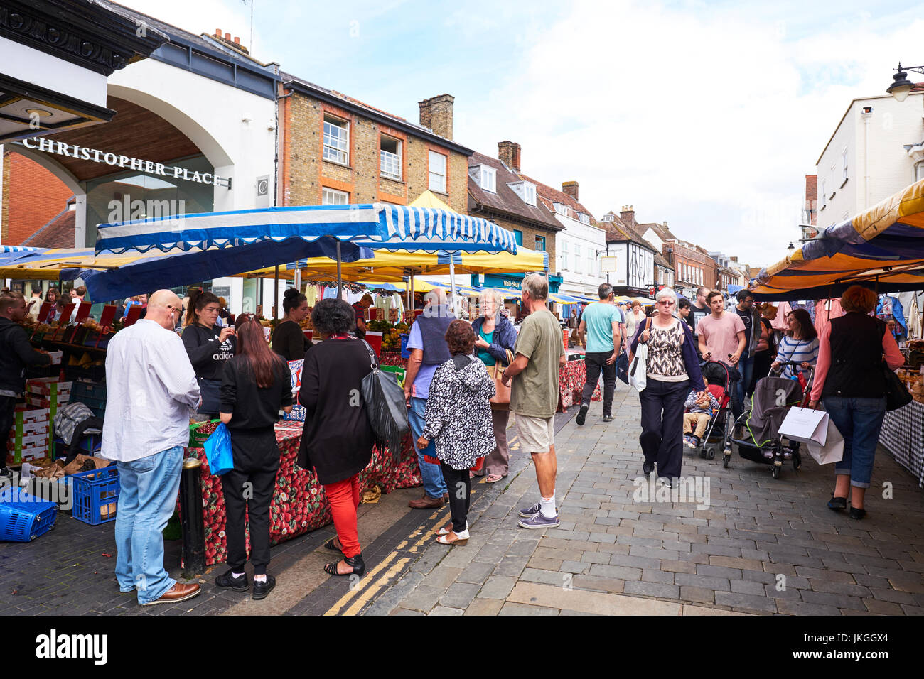 St albans shops hertfordshire hi-res stock photography and images - Alamy