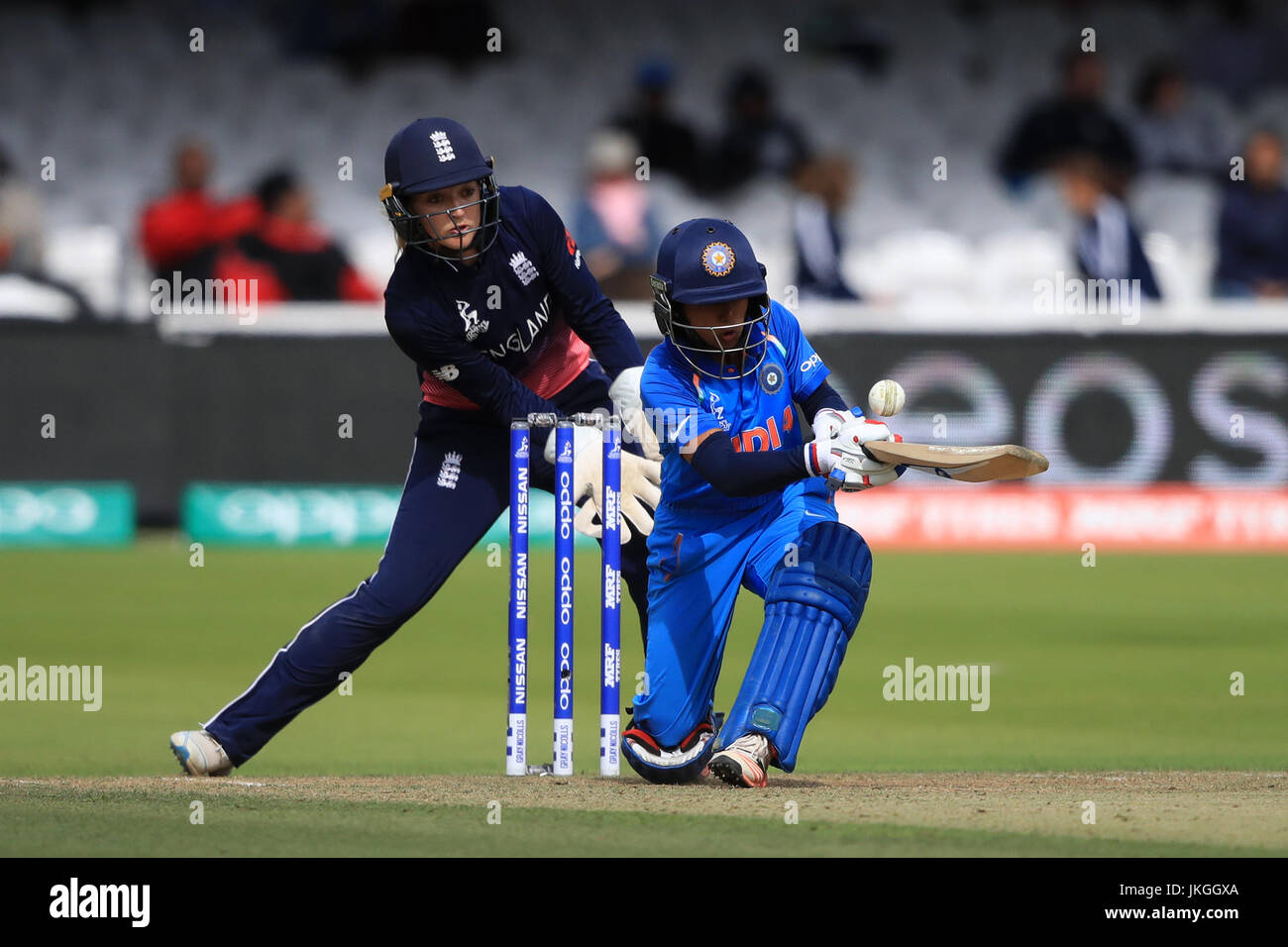 India's Punam Raut during the ICC Women's World Cup Final at Lord's ...