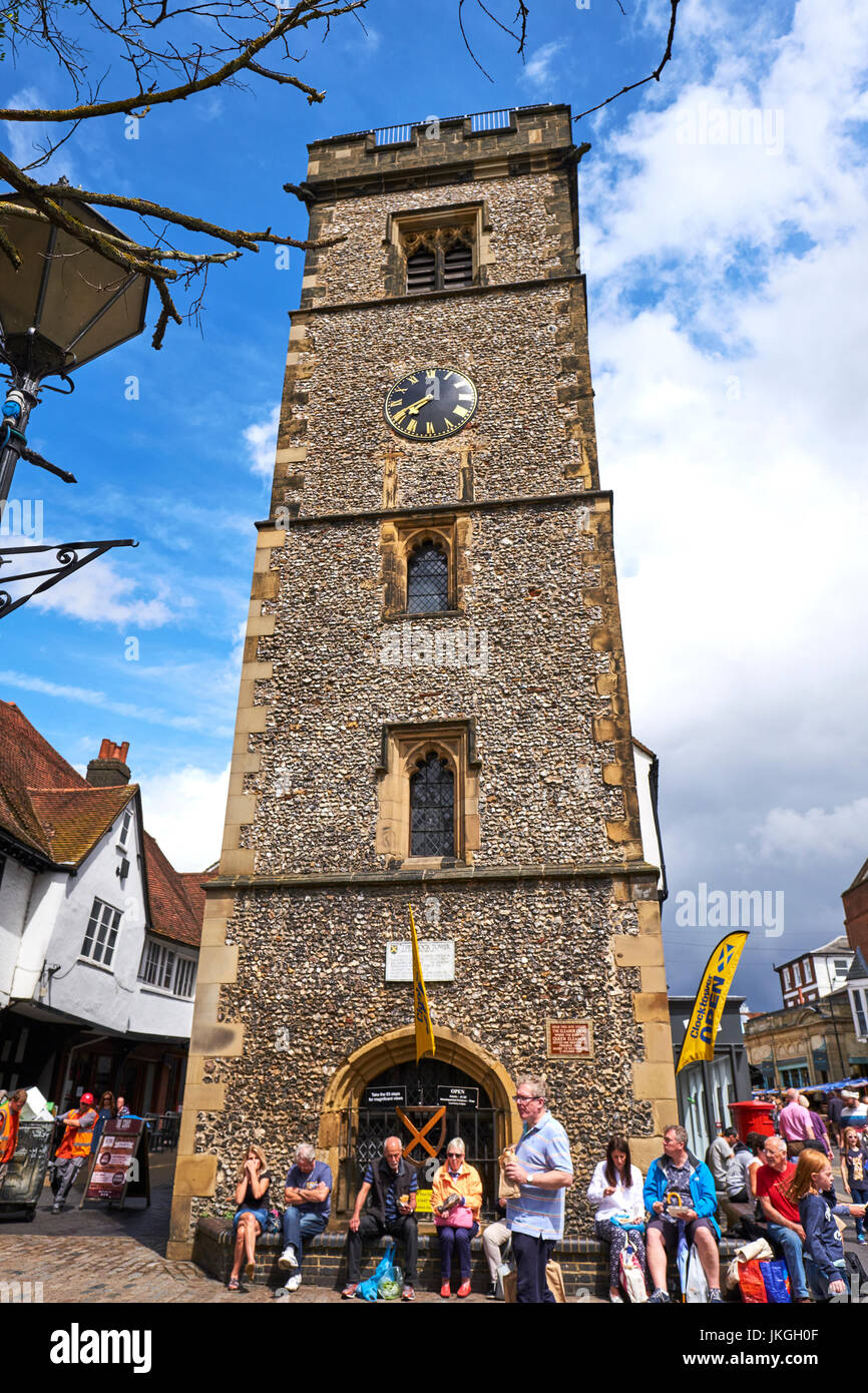 St albans clock tower hi-res stock photography and images - Alamy