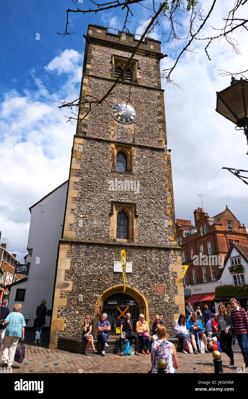 St albans clock tower hi-res stock photography and images - Alamy