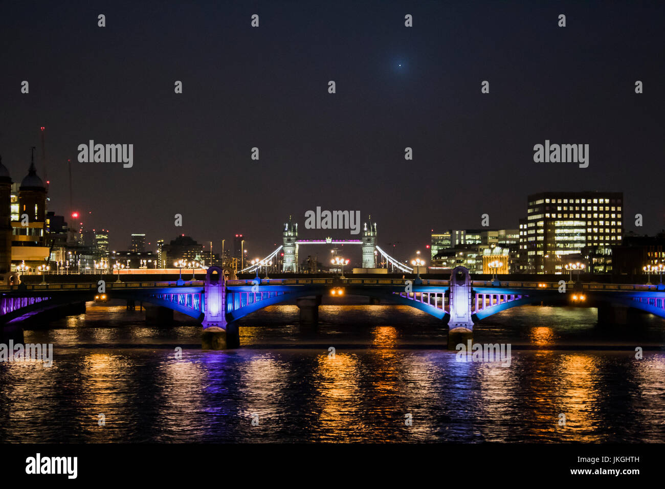 London night view Stock Photo - Alamy