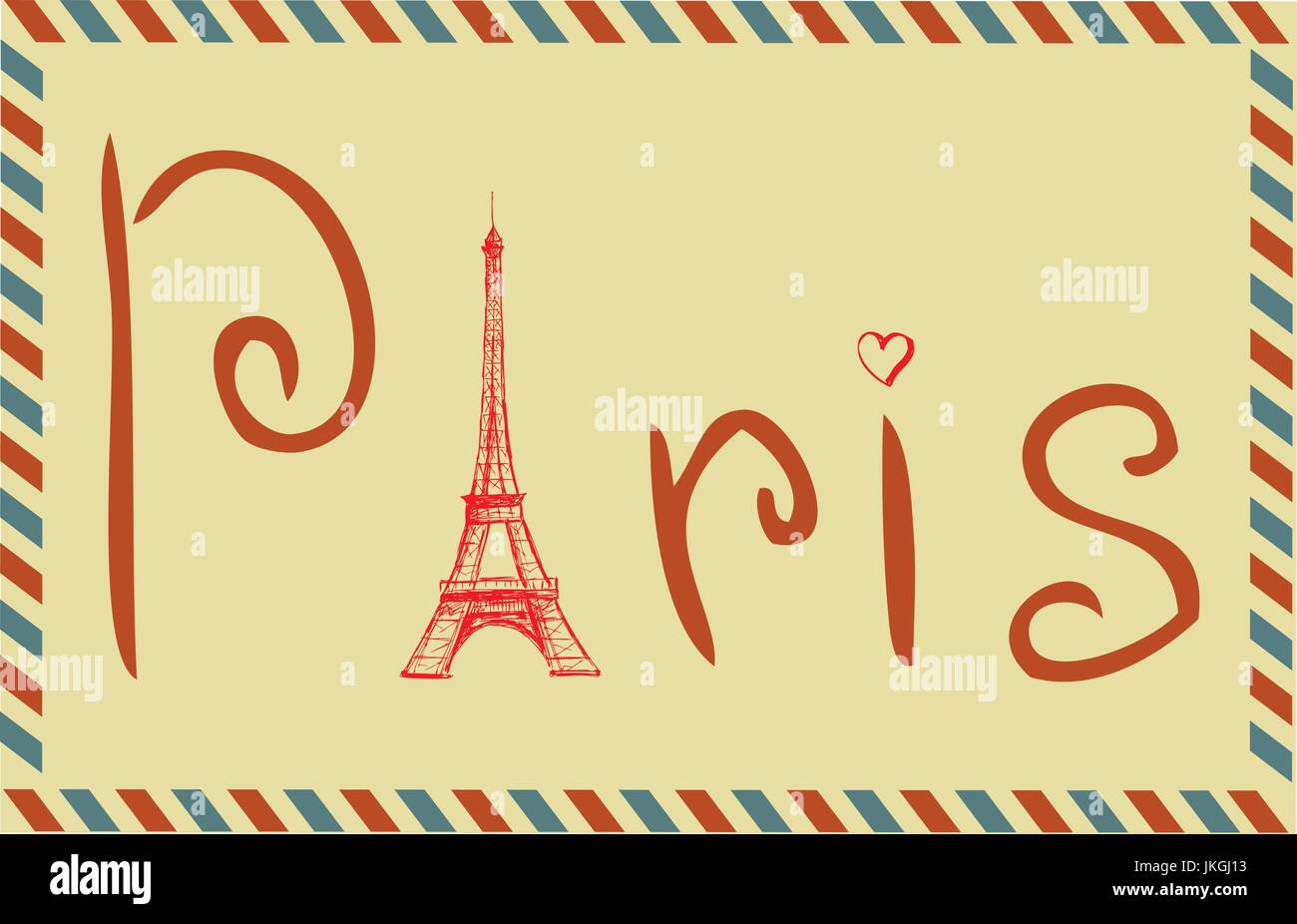 Paris lettering hi-res stock photography and images - Alamy