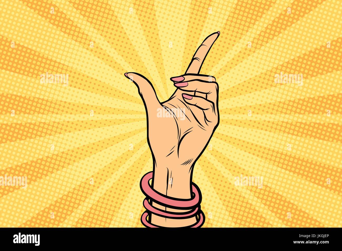 female hand hold gesture Stock Vector Image & Art - Alamy