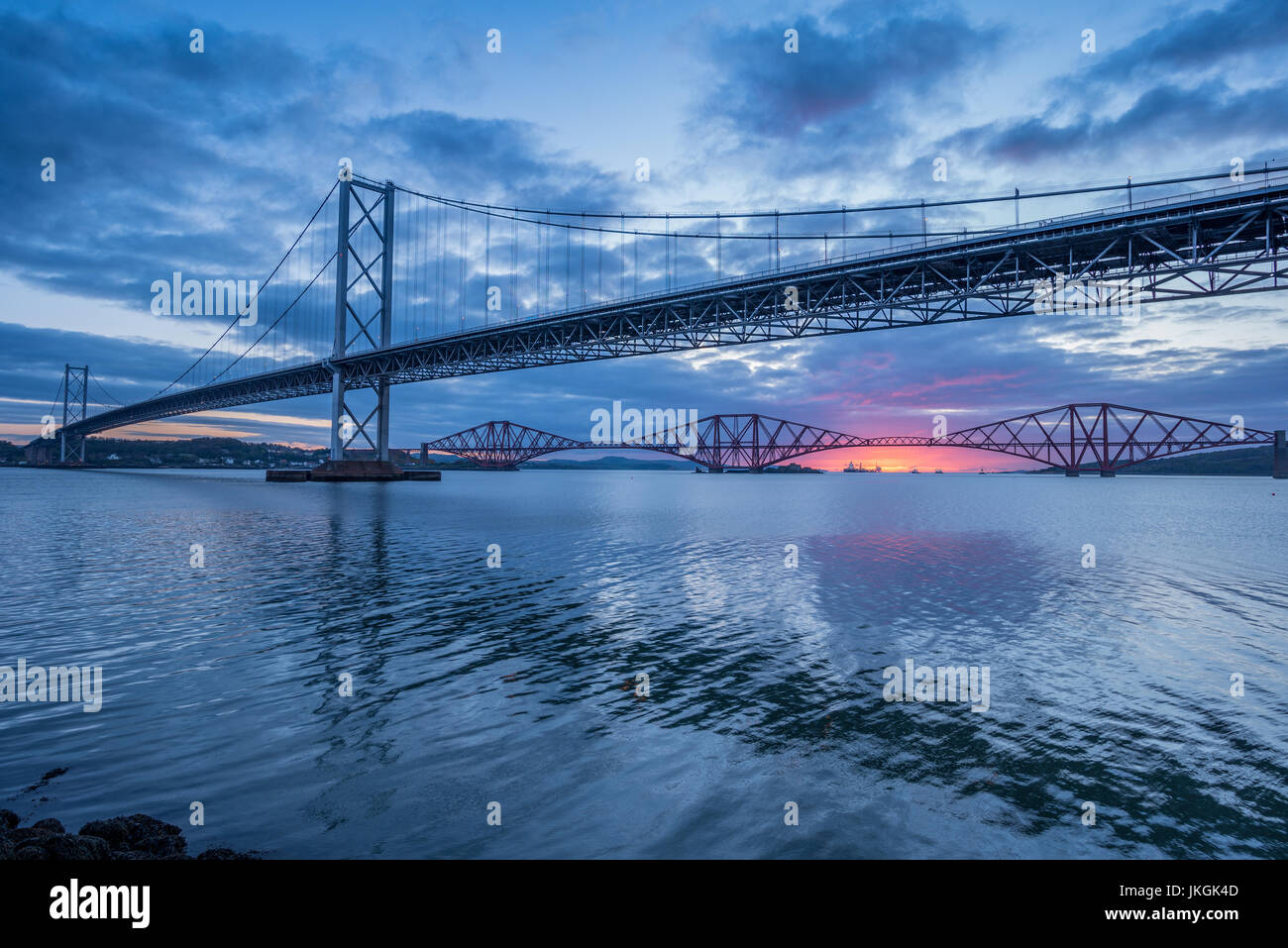 The Forth Bridges Stock Photo - Alamy