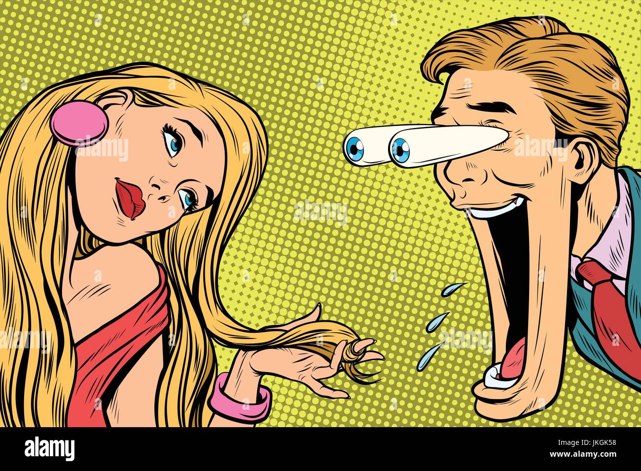 A beautiful beauty Stock Vector Images - Alamy