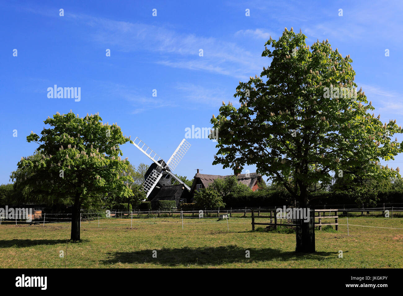 Bourn Windmill and Mill Farm, Bourn village, Cambridgeshire, East ...