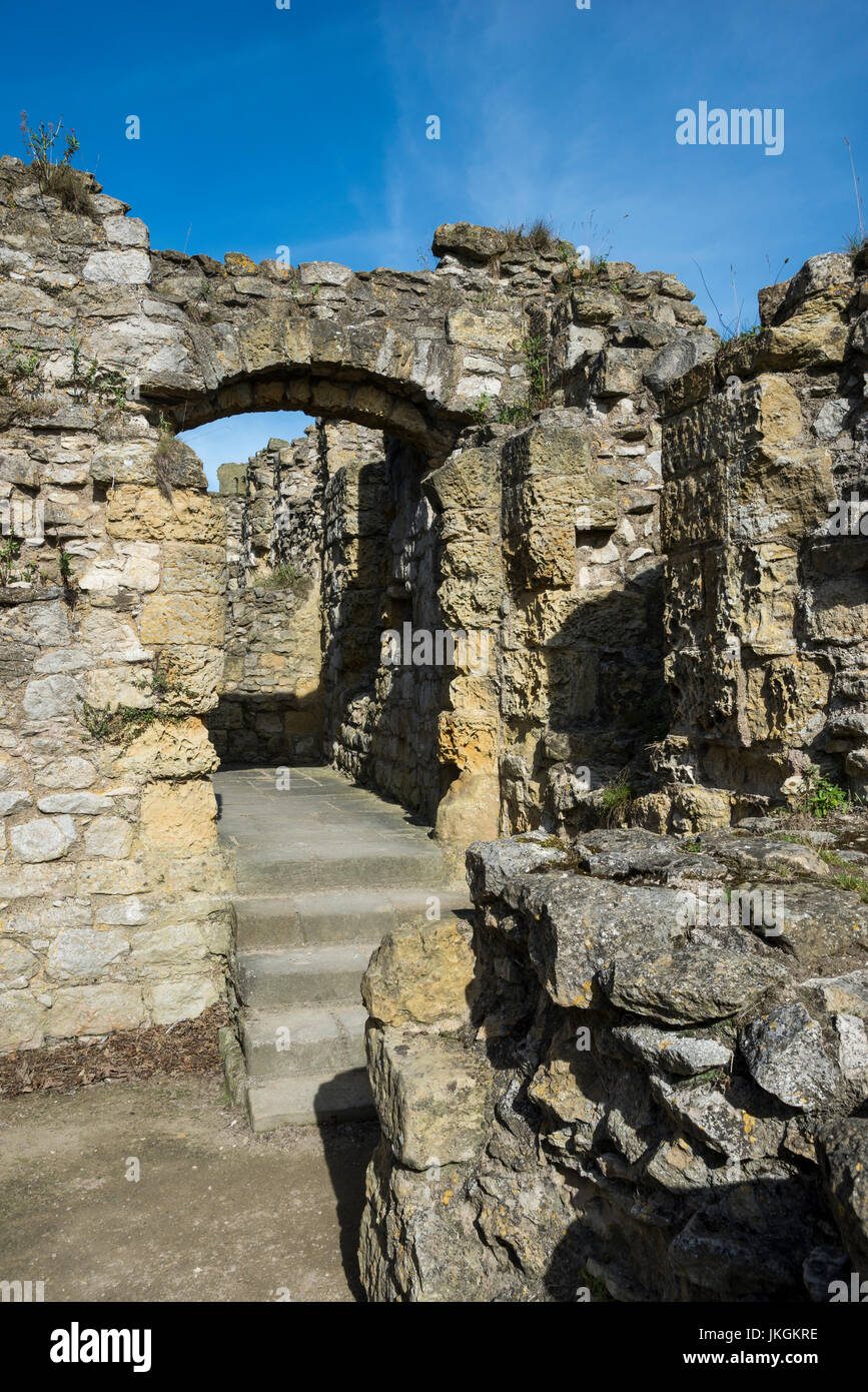 King Johns chamber block, Scarborough castle, North Yorkshire, England ...