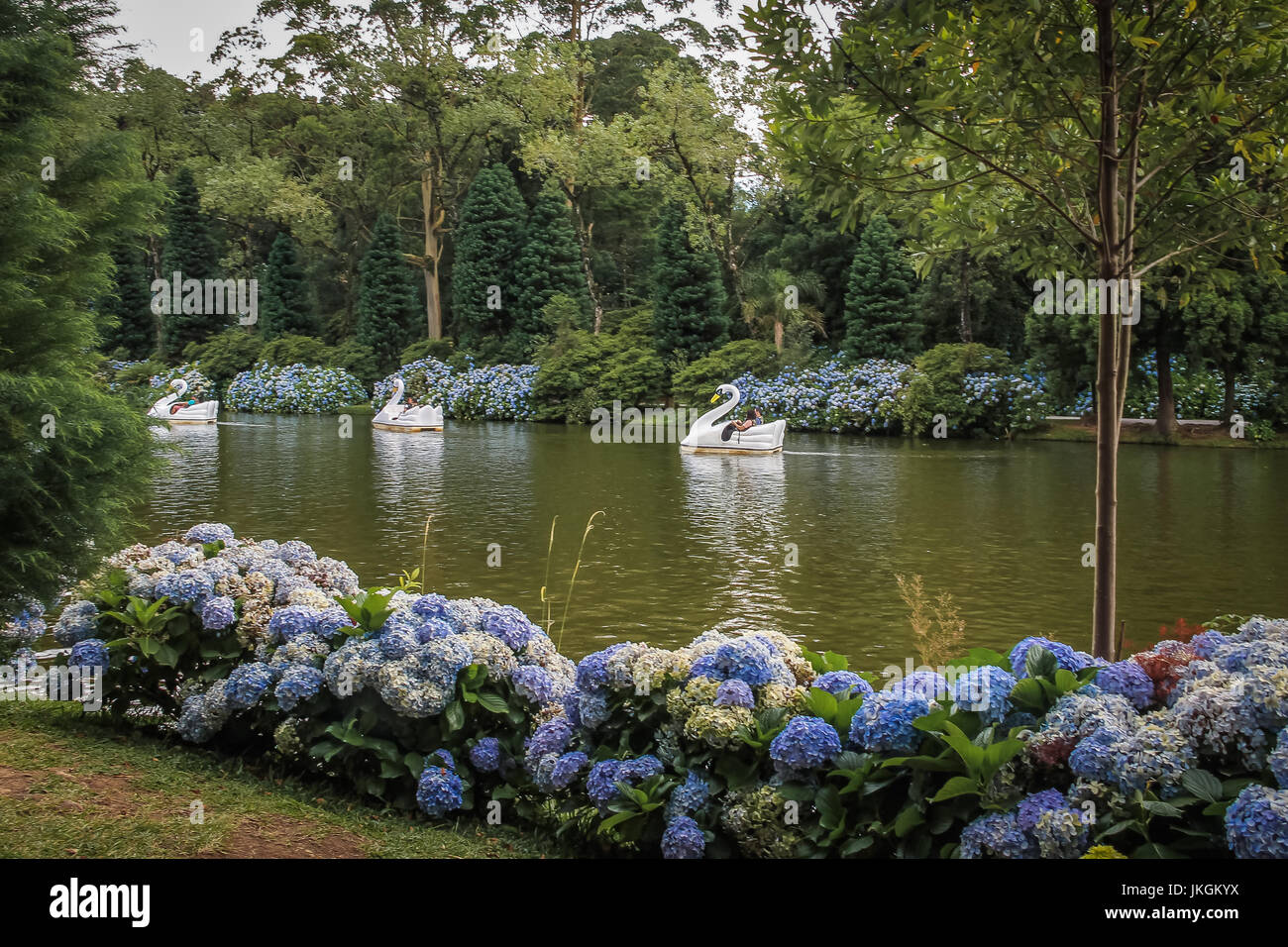Lago Negro (Black Lake) with Swan Pedal Boats - Gramado, Rio Grande do ...