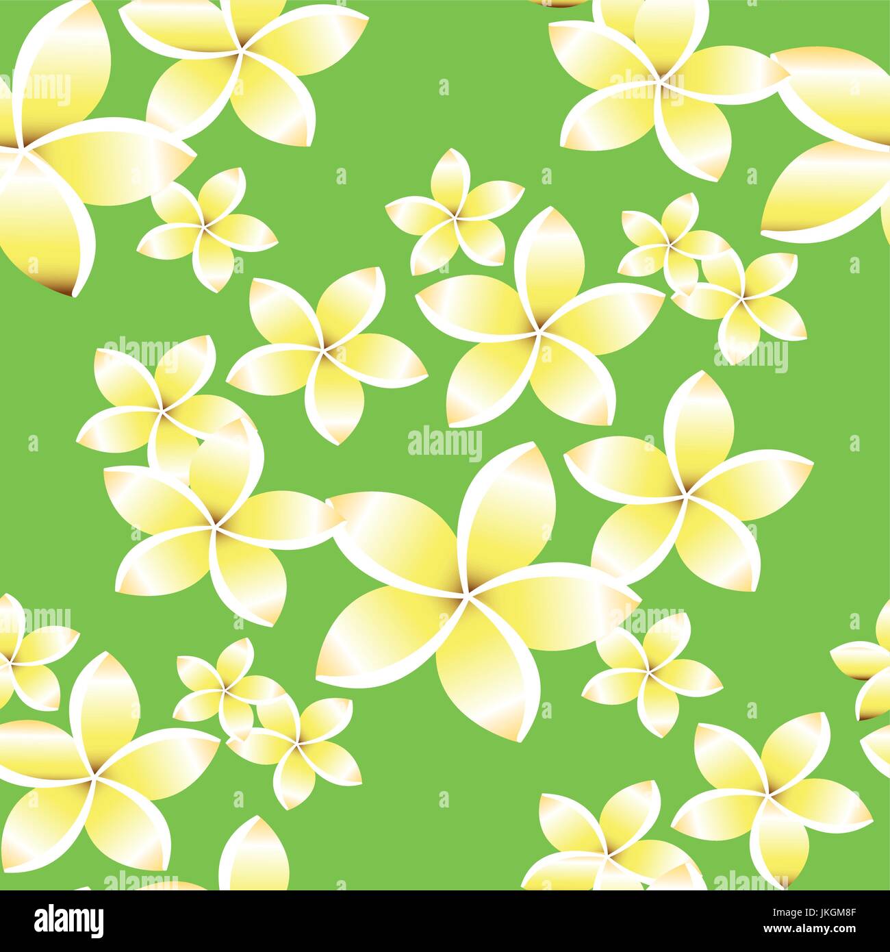 Seamless pattern with frangipani flowers.Seamless pattern can be used ...