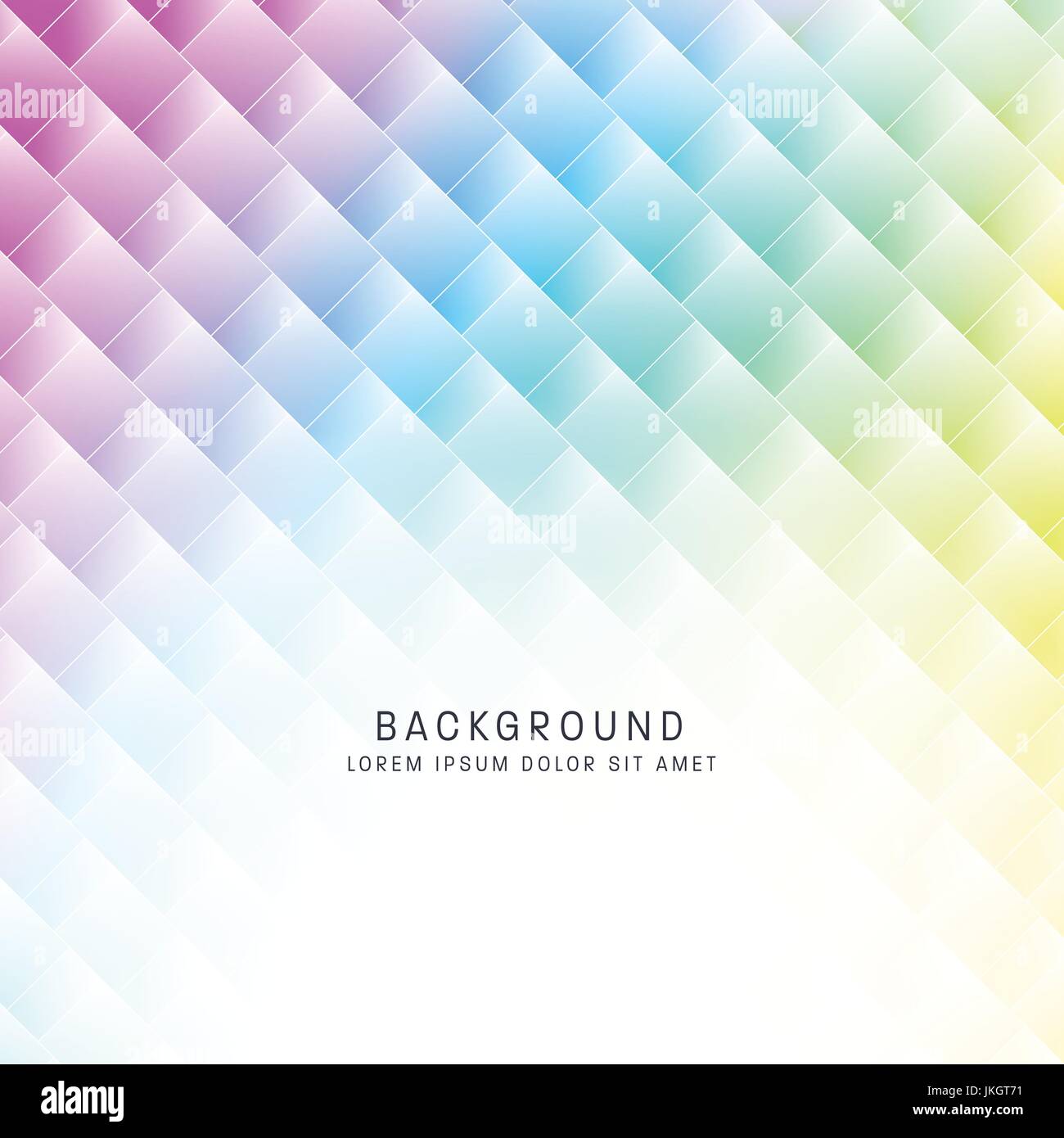 Colorful Cube Vector Background with fading color fort text Stock ...