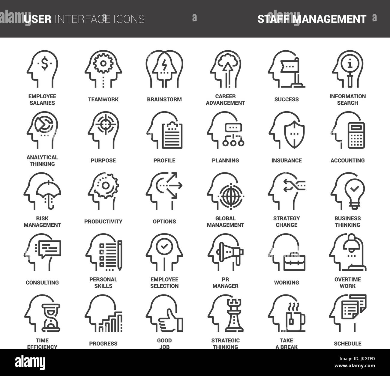 Business and staff management Stock Vector Image & Art - Alamy