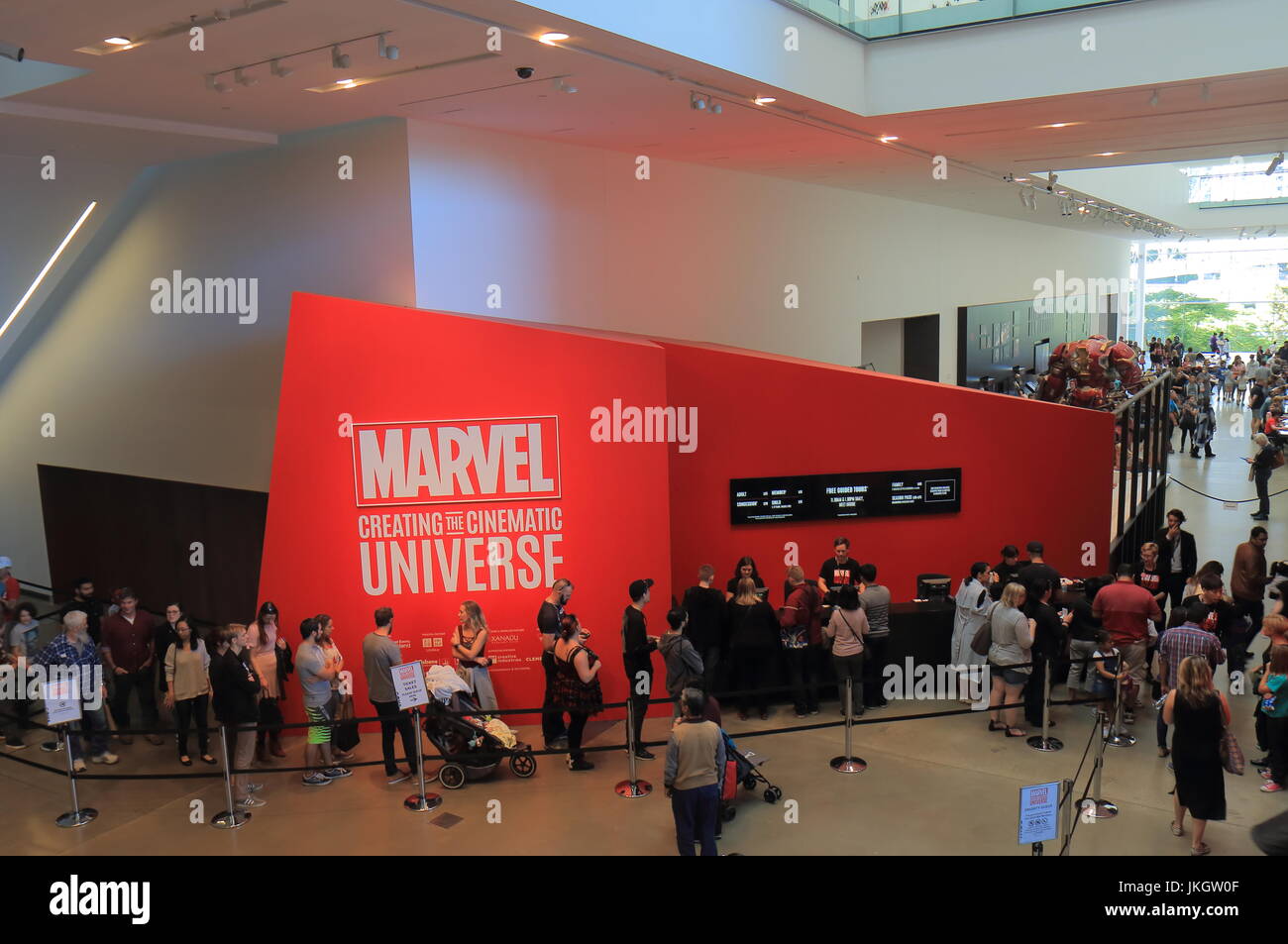 People visit GOMA museum in Brisbane Australia. GOMA Queensland ...