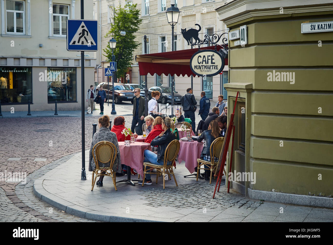 Cafe in vilnius hi-res stock photography and images - Alamy