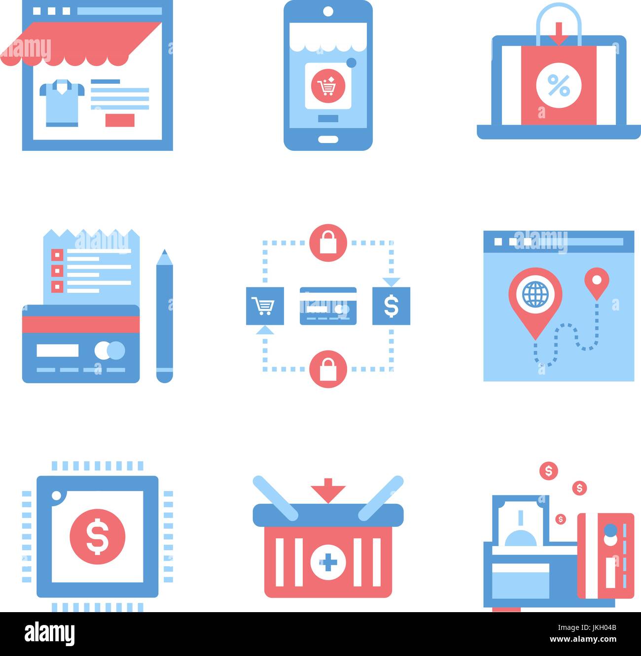 Ecommerce business internet bank hi-res stock photography and images ...