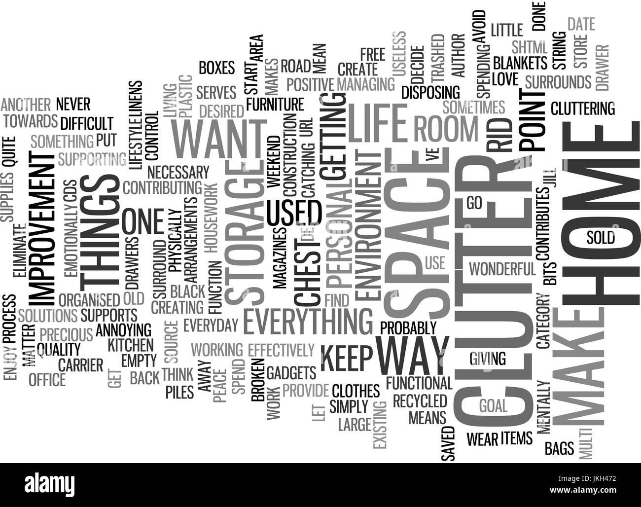 Storage Clutter Stock Vector Images - Alamy