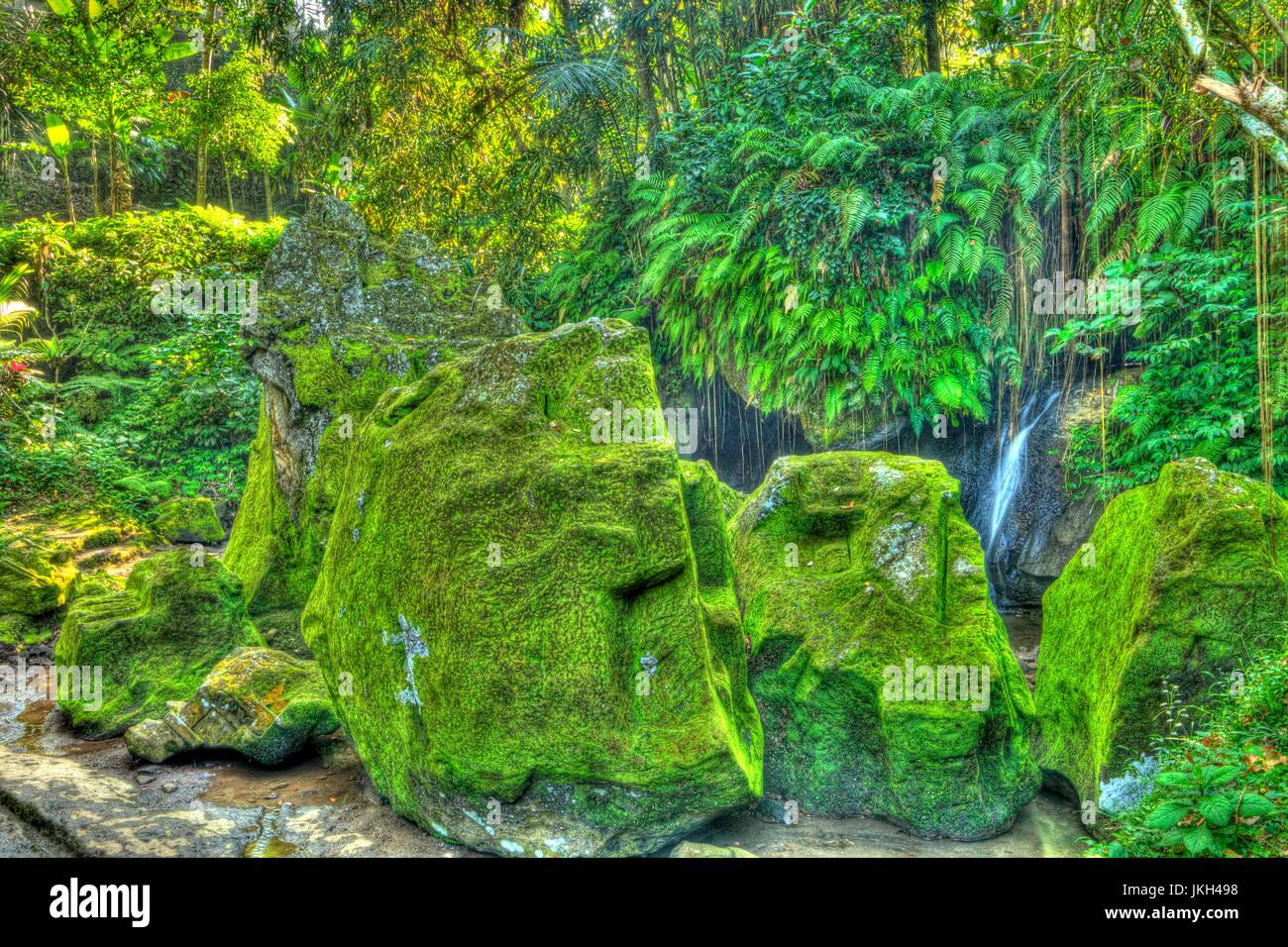 Ruins of an ancient Temple, Ubud, Bali Stock Photo - Alamy