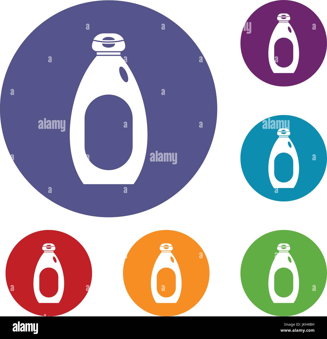 Cream bottle icons set Stock Vector Image & Art - Alamy