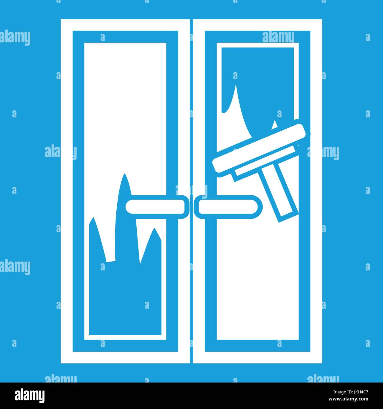 Window cleaning icon white Stock Vector Image & Art - Alamy