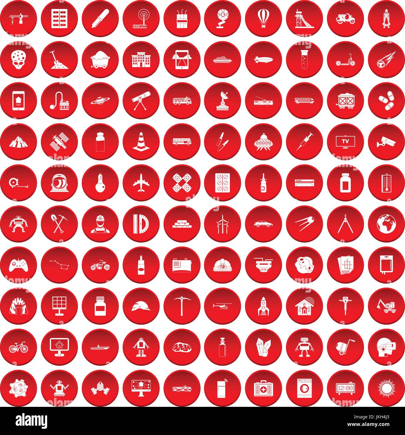 Red planet development Stock Vector Images - Alamy